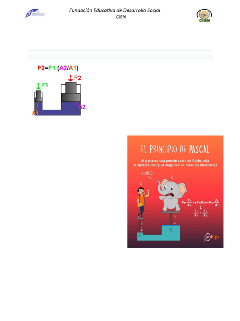 Principio de Pascal | PDF