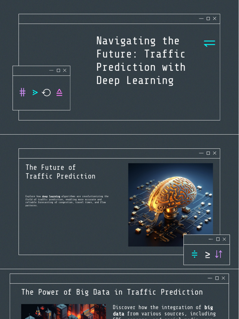Slidesgo Navigating The Future Traffic Prediction With Deep Learning