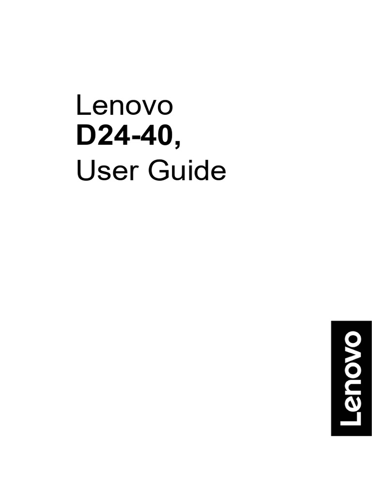 Lenovo User Guide | PDF