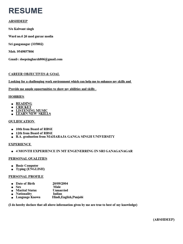 RESUME 123.docx - 20240921 - 131006 - 0000 | PDF