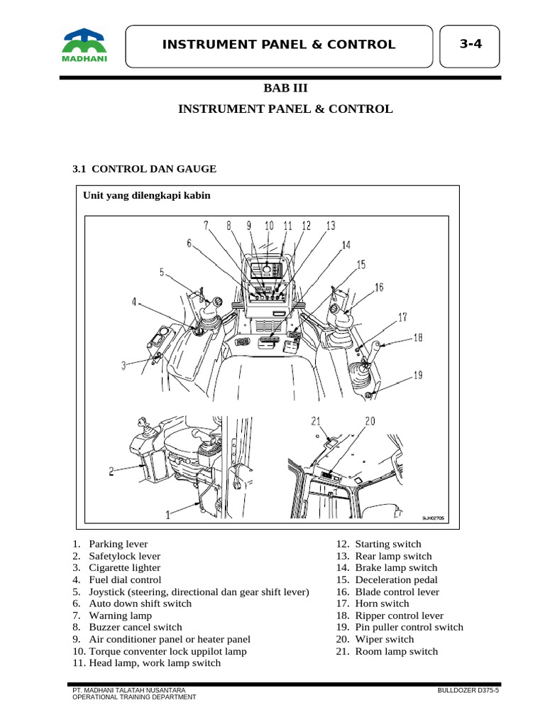 Inst. Panel & Control | PDF | Fuse (Electrical) | Equipment