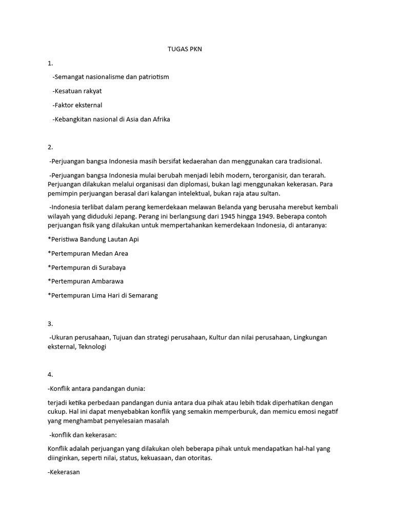 TUGAS PKN | PDF