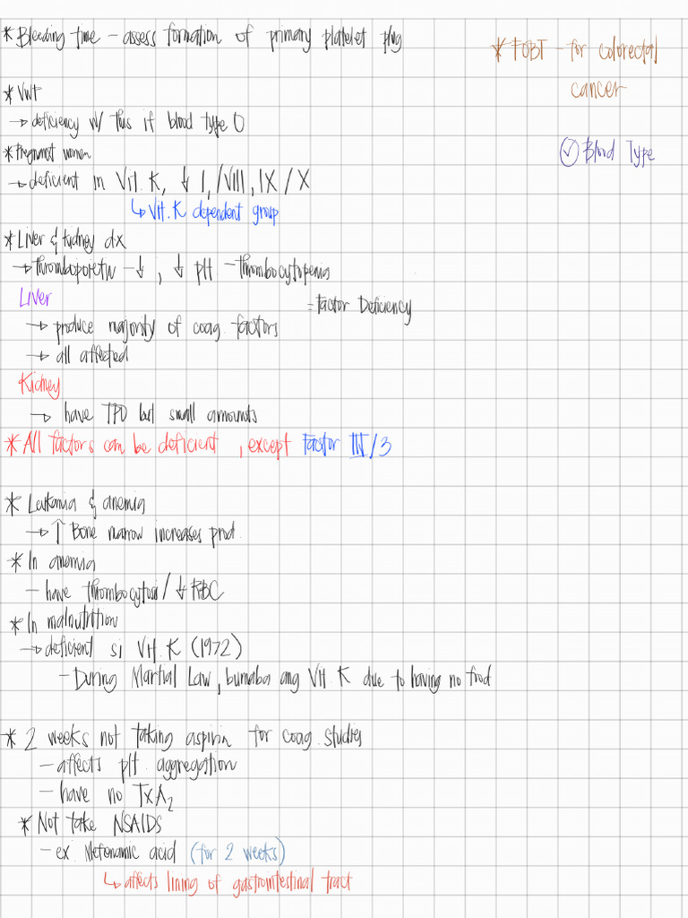 Hema 2 Lec Week 7 Specimen Consideration | PDF