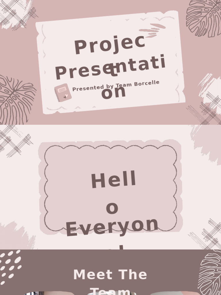 Team Borcelle Project Presentation | PDF