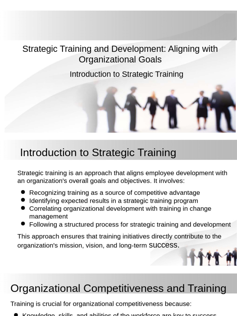Chapter 2 - Strategic Training and Development - Aligning With ...