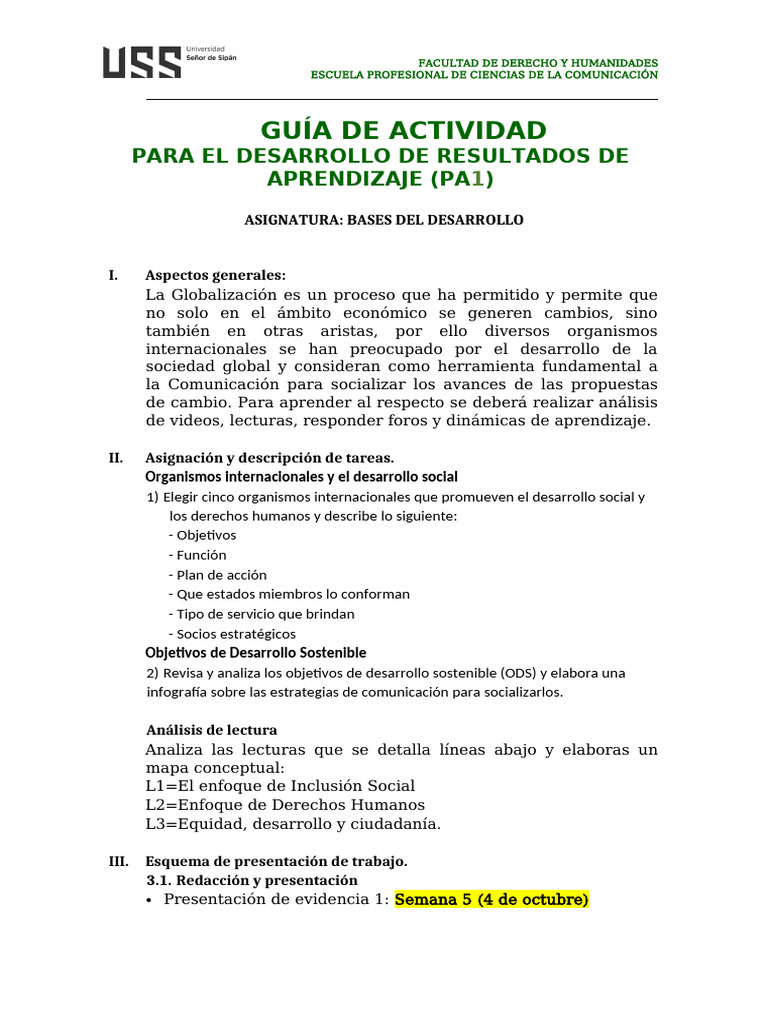Guia de Evidencia de Aprendizaje 1 Pa1 | PDF | Aprendizaje | Desarrollo ... Guia de Evidencia de Aprendizaje 1 Pa1 | PDF | Aprendizaje | Desarrollo ...