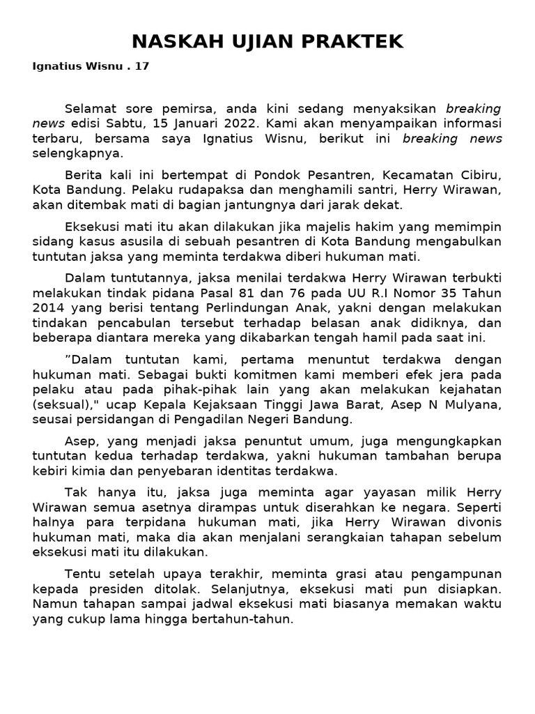 Naskah Uprak Bindo | PDF