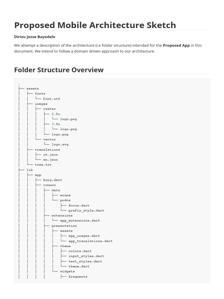 Mobile App Architecture Guide | PDF | Computer File | Directory (Computing)