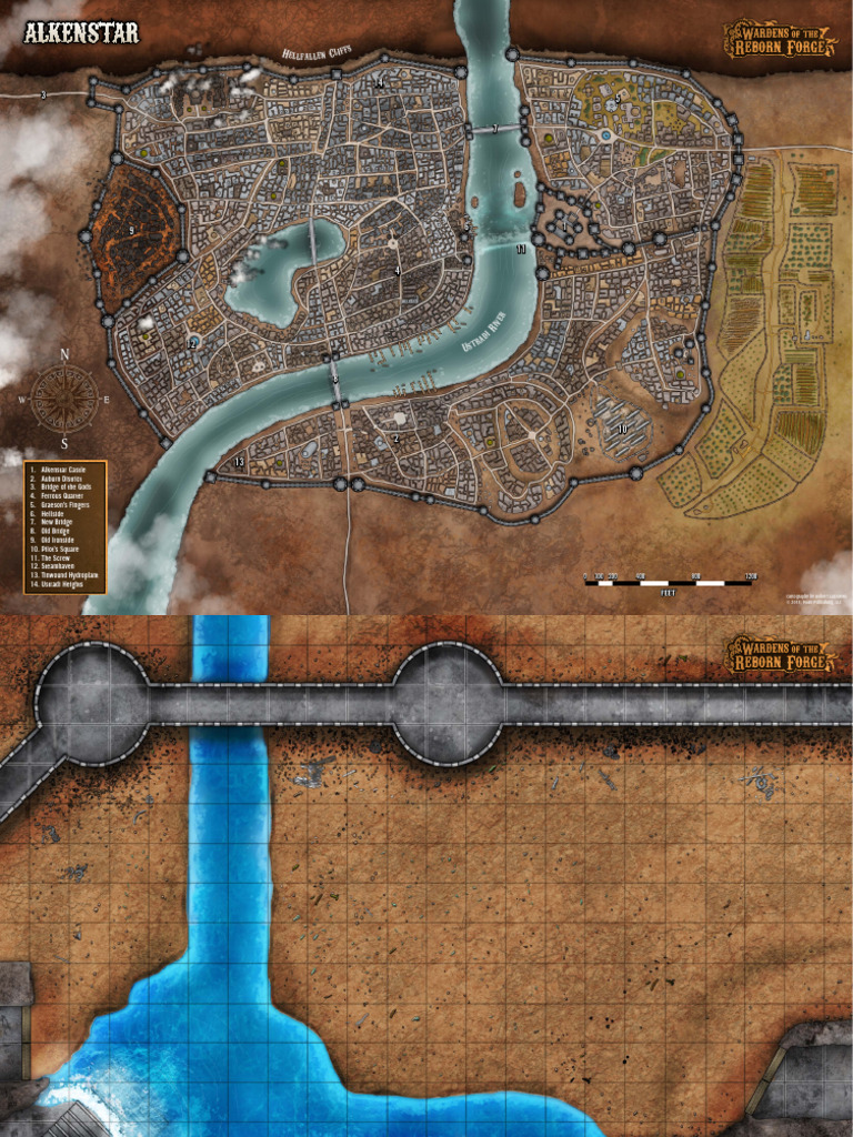 PZO9543 Wardens of the Reborn Forge Poster Maps | PDF