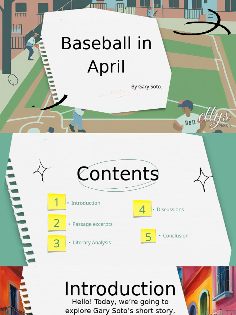 Baseball in April | PDF