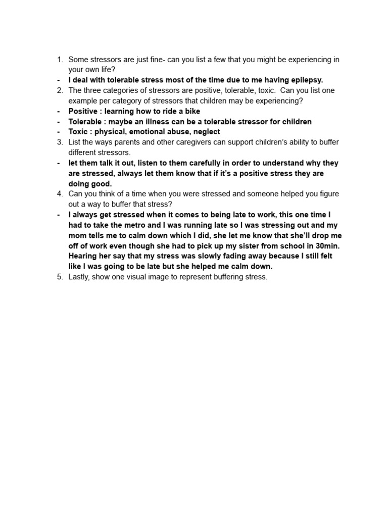 Session 11: Buffering Stress | PDF