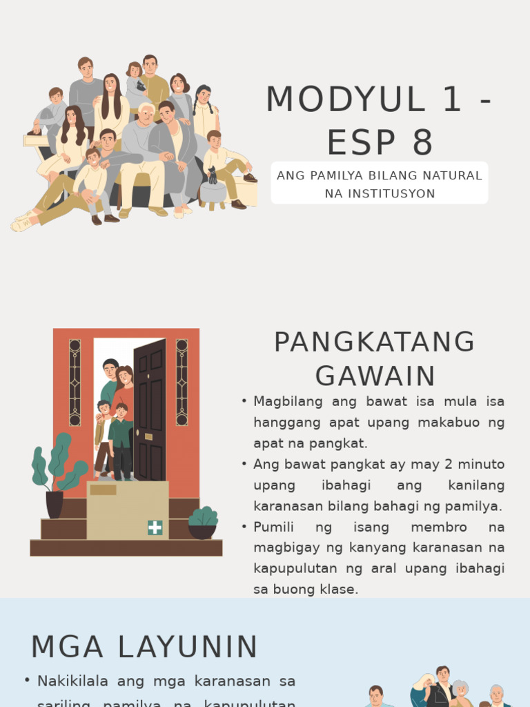 Esp 8 - Modyul 1 | PDF