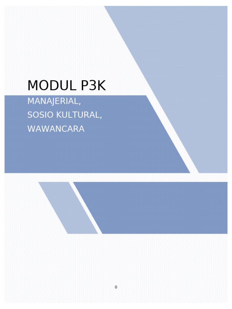 Modul Bahasa Inggris P3K | PDF