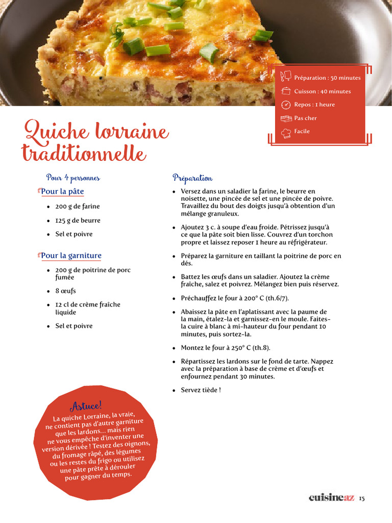 30 Recettes Preferees Des Francais Part 15 | PDF