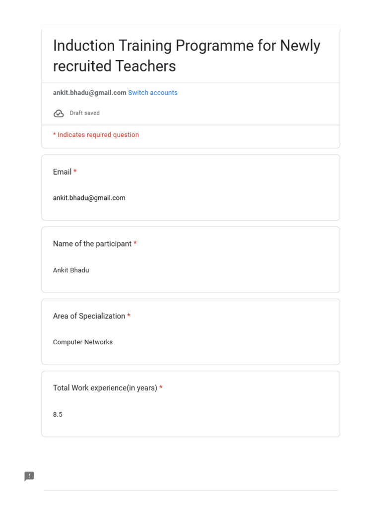 Induction Training Programme For Newly Recruited Teachers | PDF ...