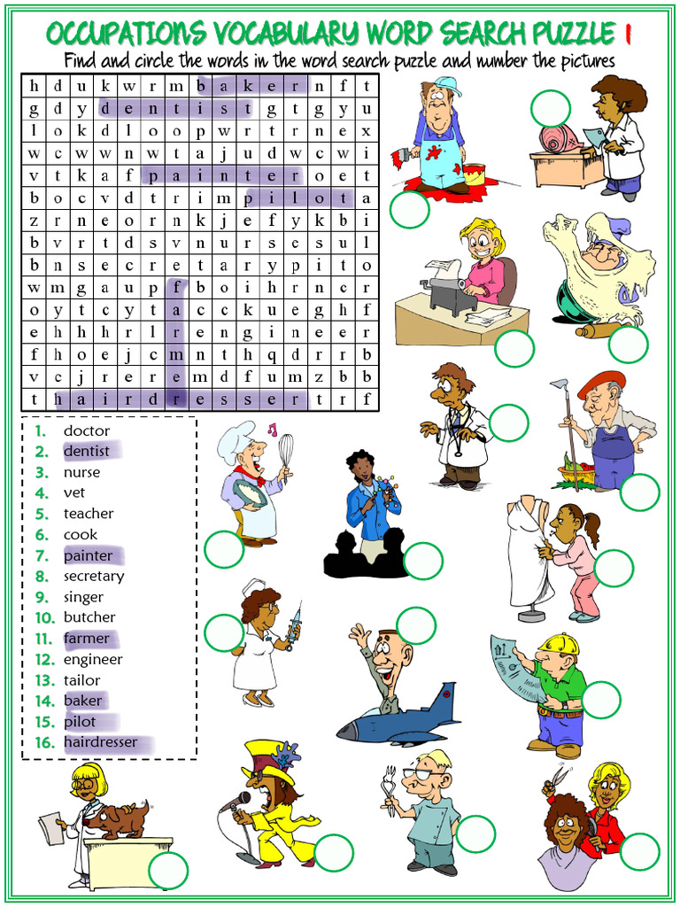 Vocabulary Worksheet | PDF