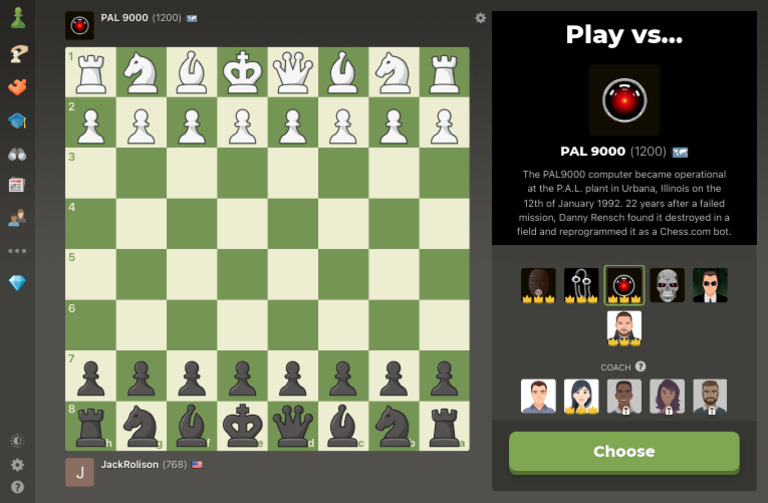 PAL 9000: Chess Bot History and Details | PDF