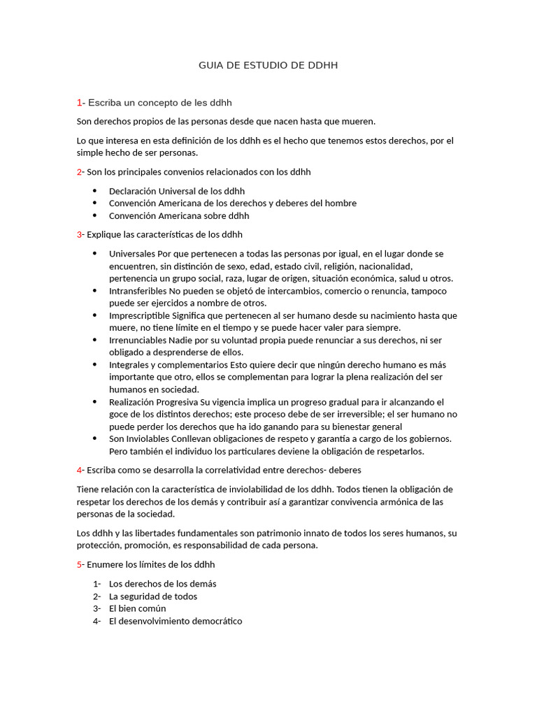 Guia DDHH | PDF