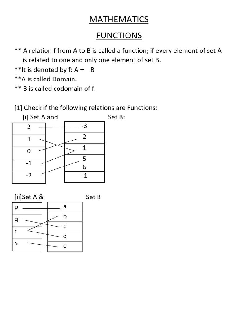 Functions | PDF