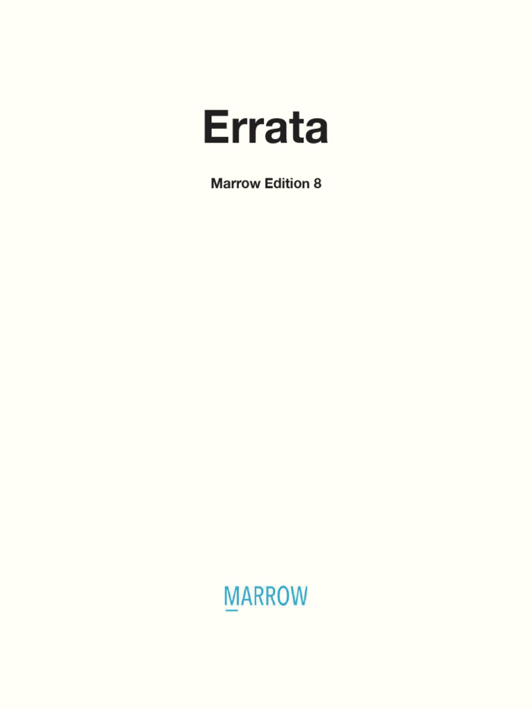 Errata Edition 8 | PDF