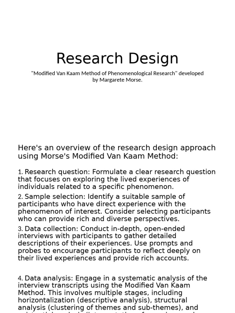 Research Design | PDF