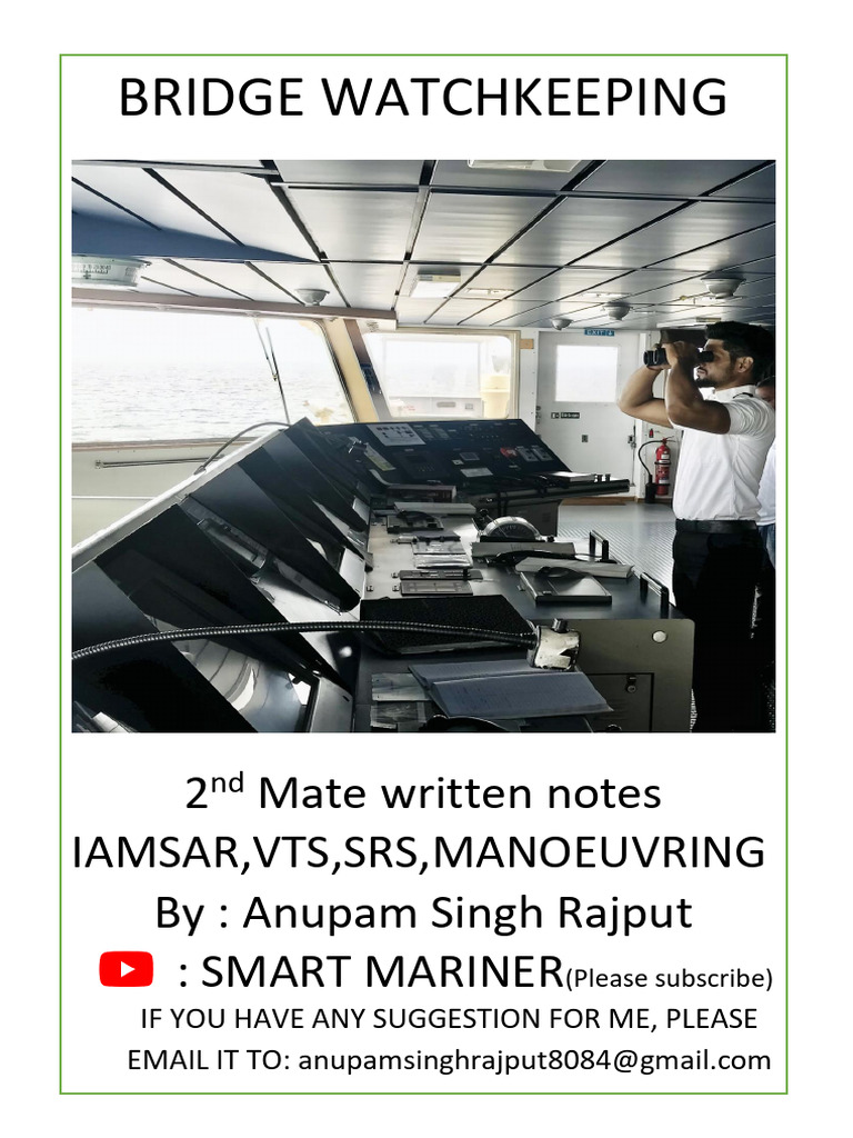 2M Bridge Watchkeeping Notes by Anupam-1 | PDF