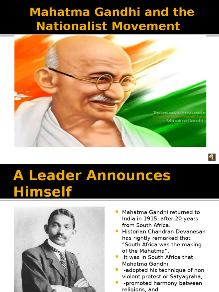 class 12ch 13 Mahatma gandhi PPT | PDF