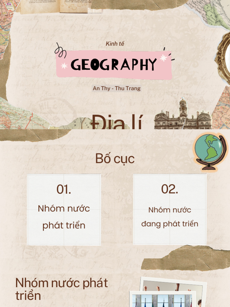 Beige Scrapbook Geography Presentation | PDF
