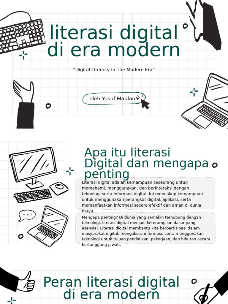 Literasi Digital Di Era Modern | PDF