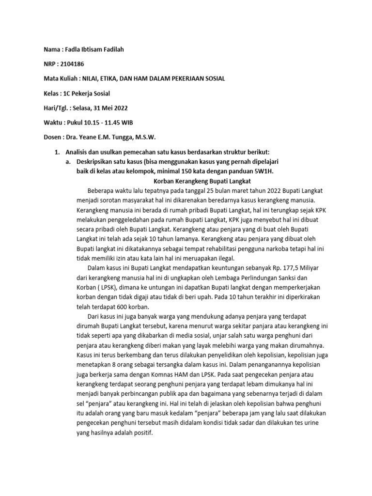 1C - 2104186 - Fadla Ibtisam Fadilah - UAS NEH | PDF