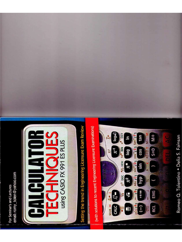 Calculator Techniques - Tolentino | PDF