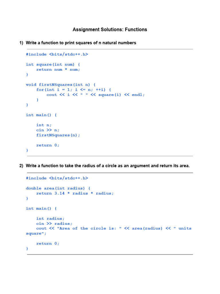 Dividing More Into C ++ 1 Assignment Solution | PDF