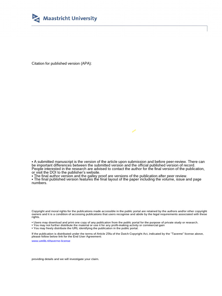 Merrienboer 2018 Optimizing Self Regulation of Performance | PDF