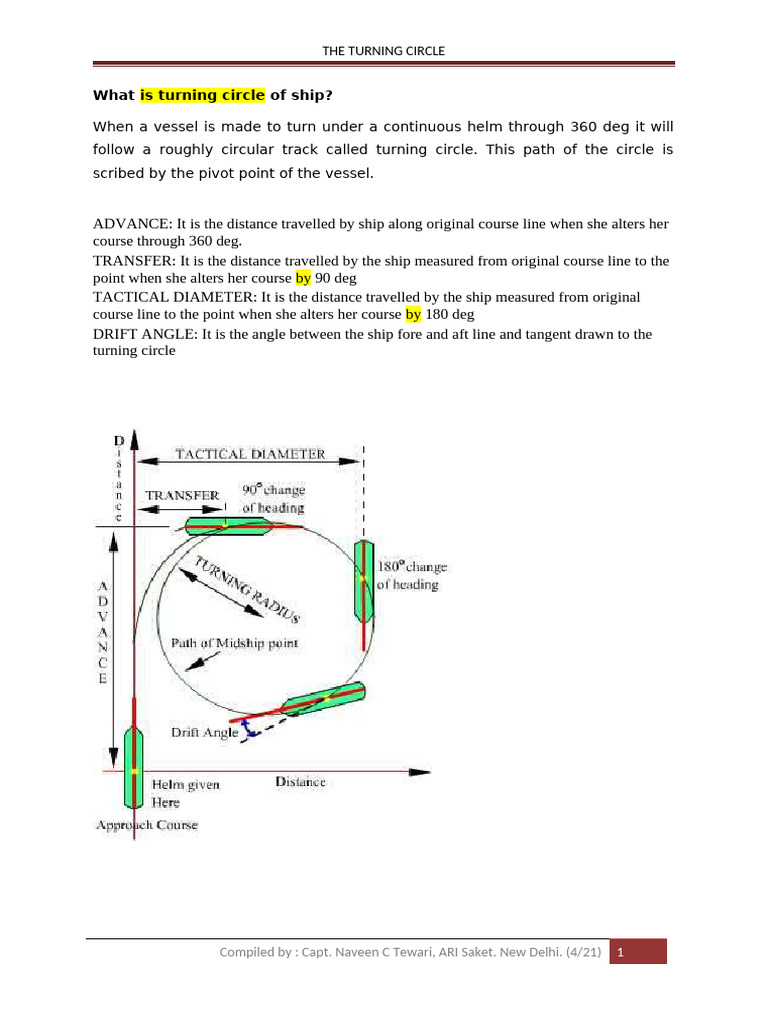 Turning Circle | PDF