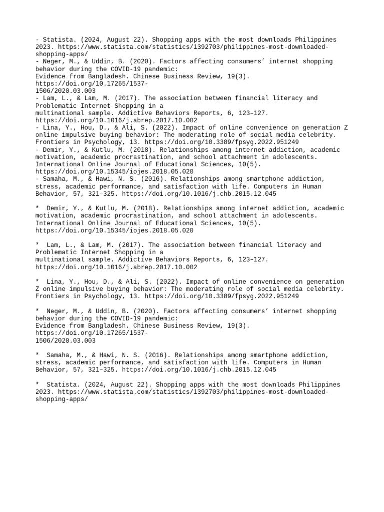 Statista. (2024, August 22) - Shop | PDF