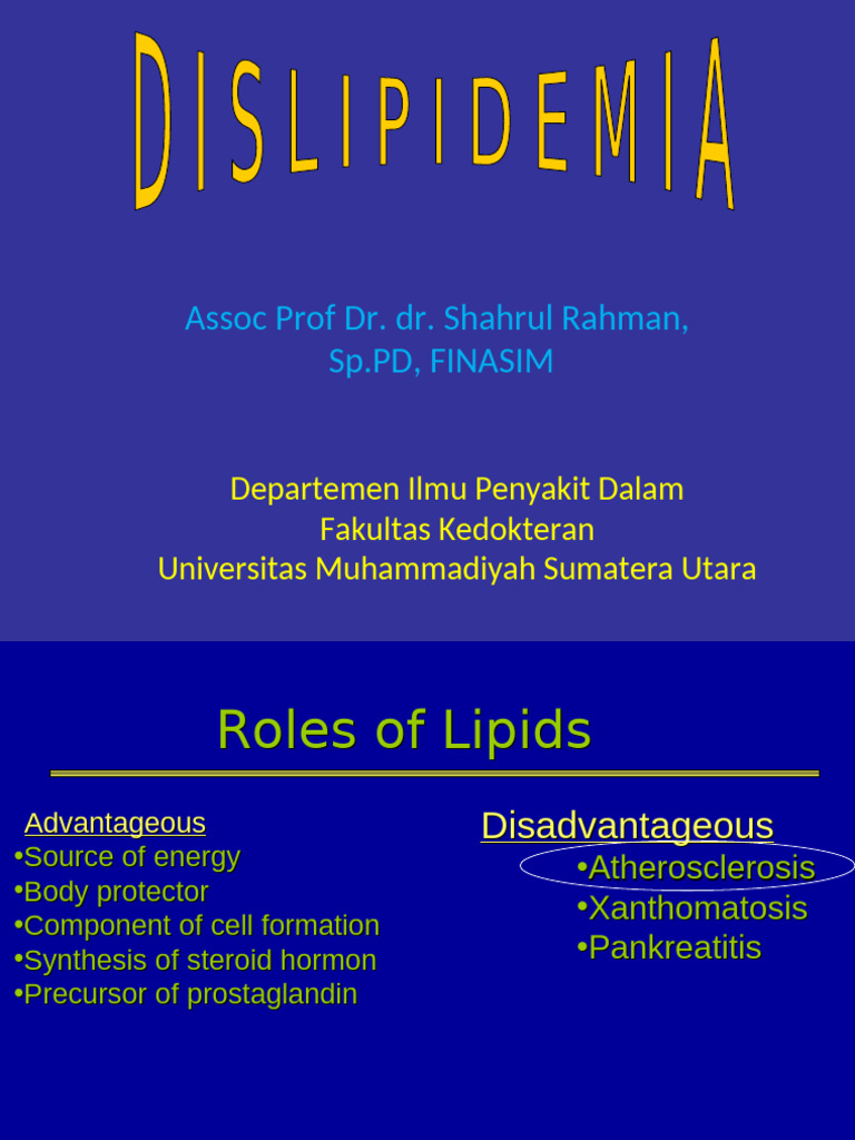 Dislipidemia | PDF