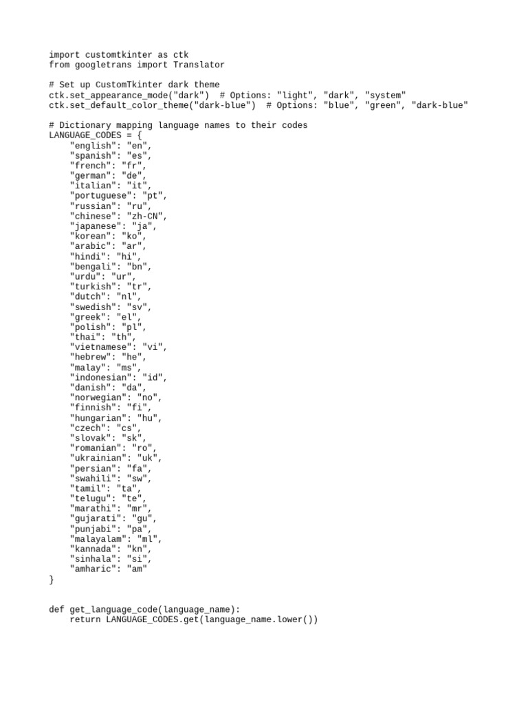 Translator tool in python | PDF