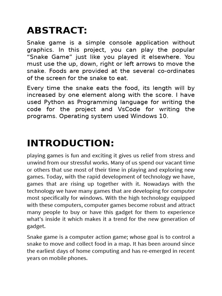 Snake Game | PDF | Graphical User Interfaces | Java (Programming Language)