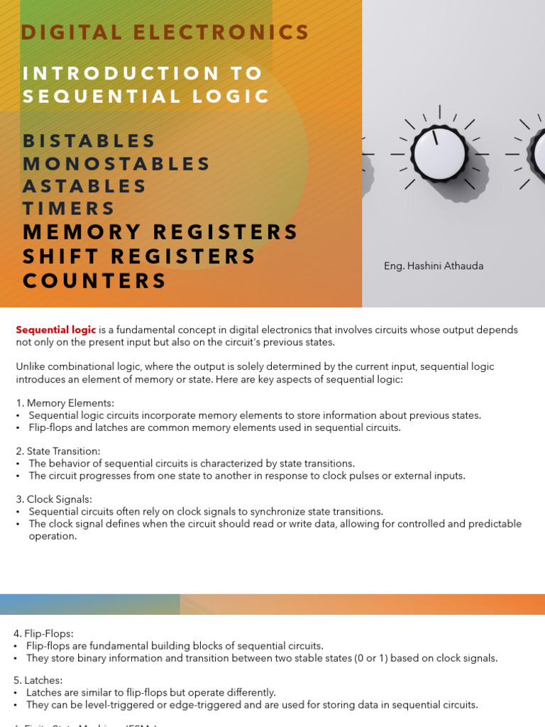 Introduction to sequential logic | PDF