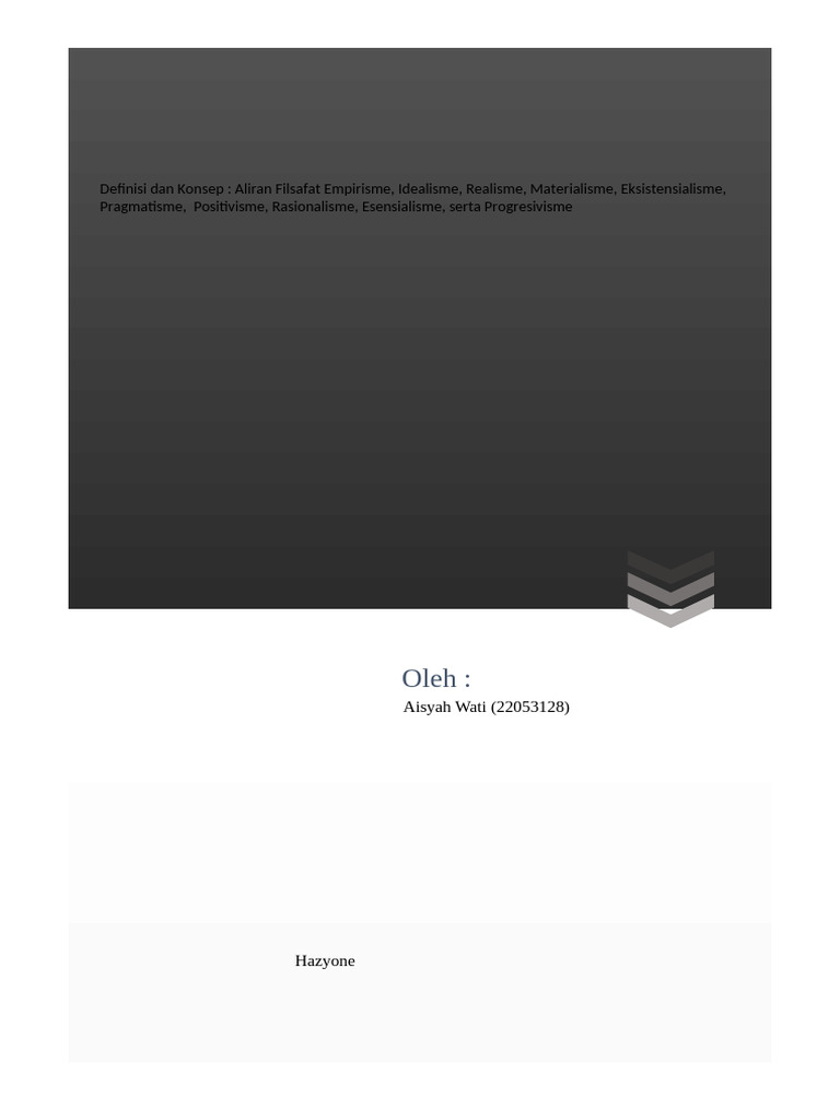 Aisyah Wati - Filsafat | PDF