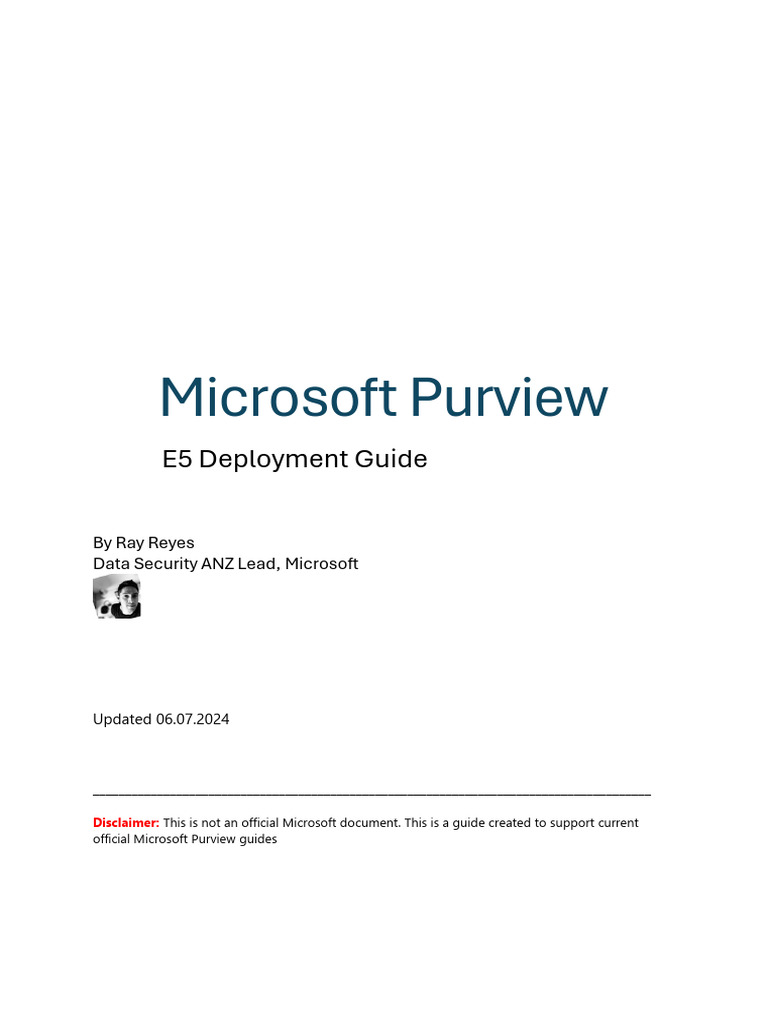 Microsoft Purview Guide 1724416677 | PDF