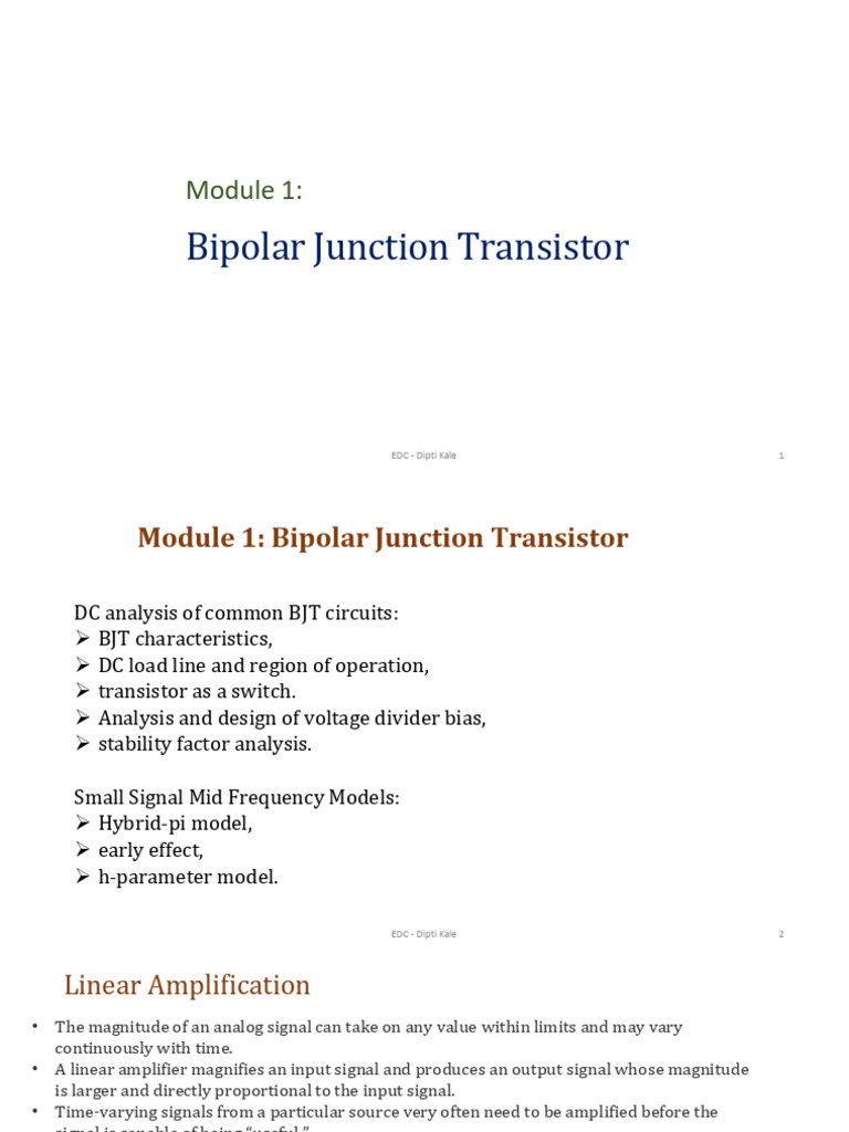 Module 1 L6 | PDF