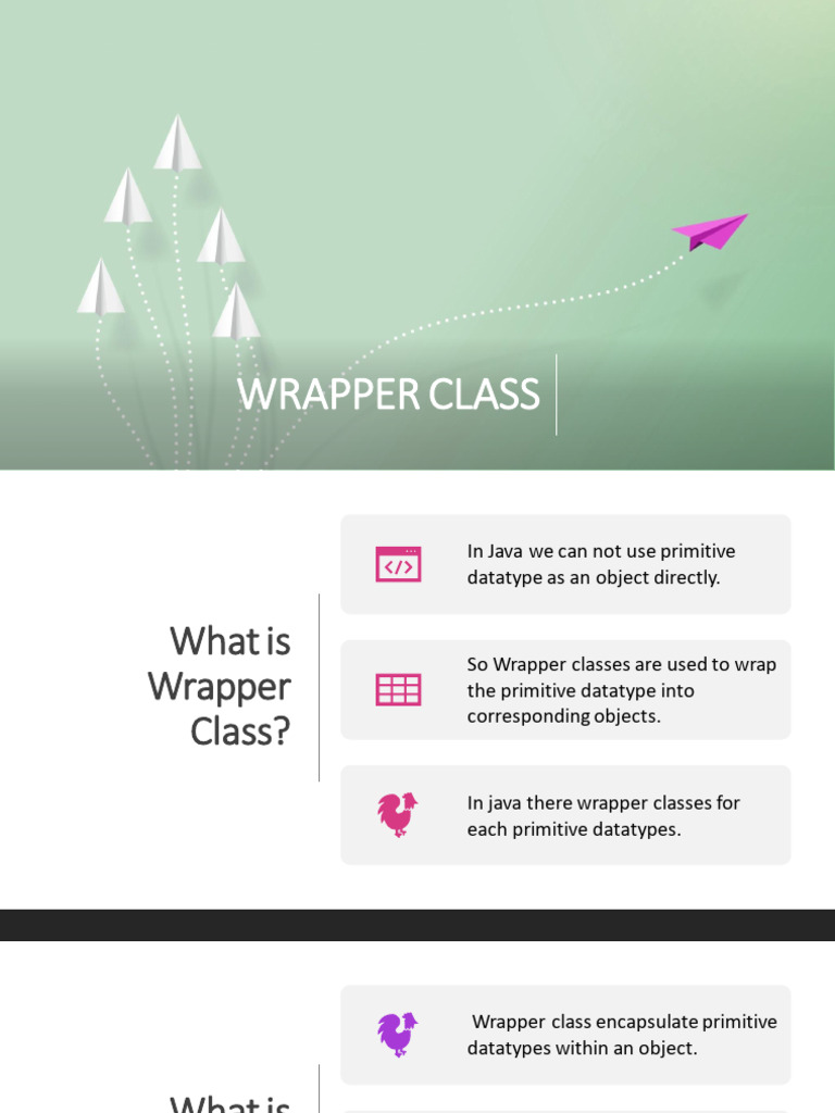 Wrapper Class | PDF