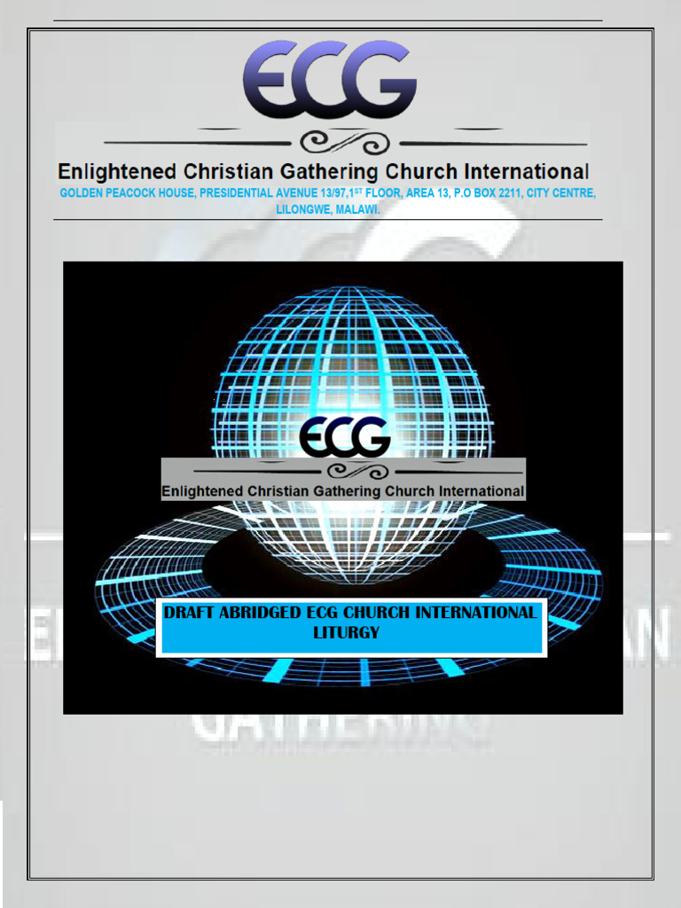Abridged Ecg Church International Liturgy. | PDF