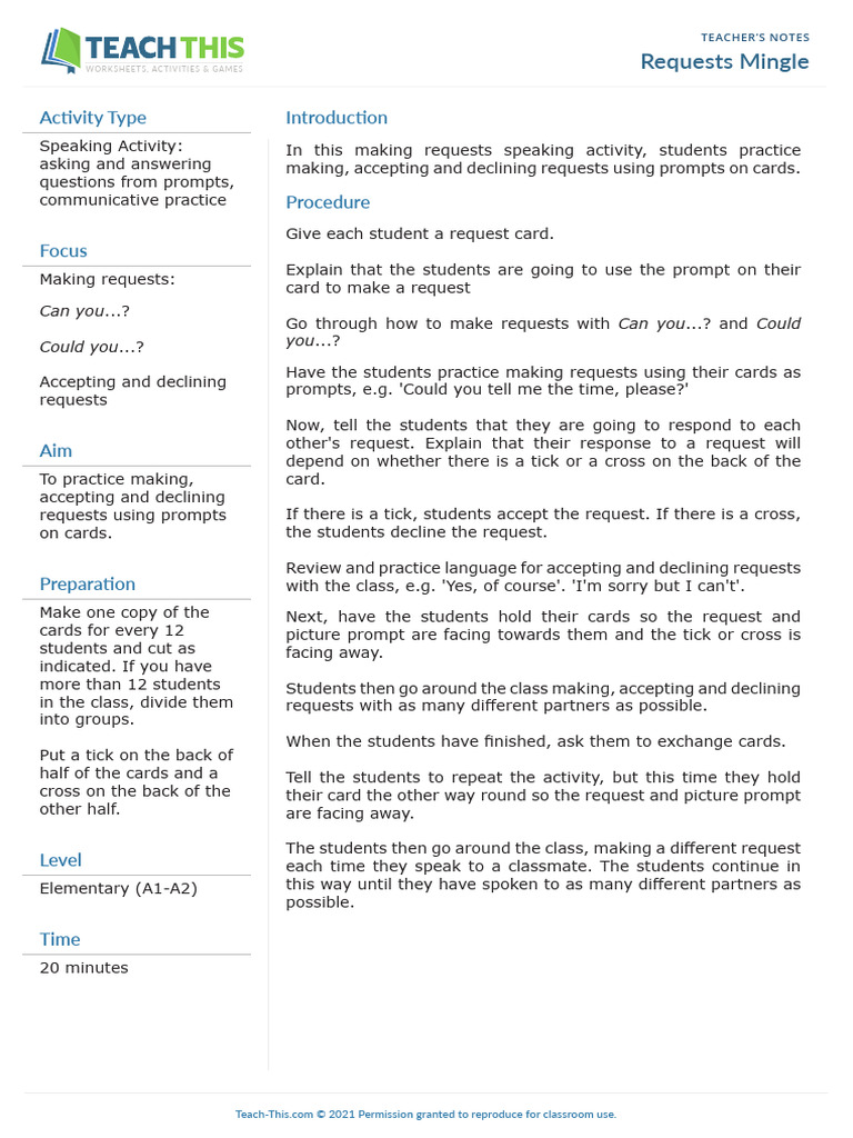 Requests Mingle | PDF