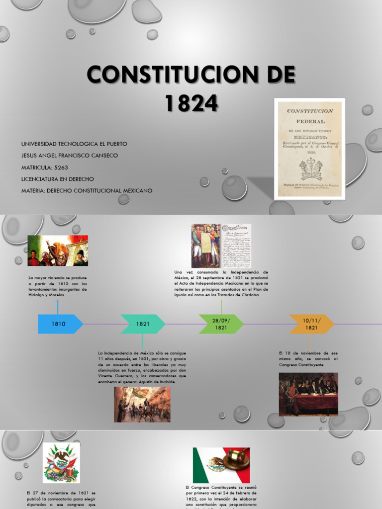 TAREA 1_CONSTITUCION DE 1824 | PDF