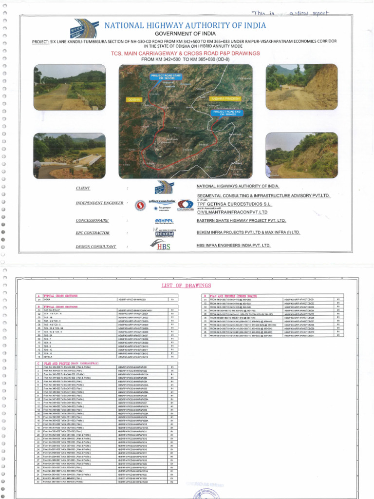 OD-8 Plan and Profile Updated | PDF