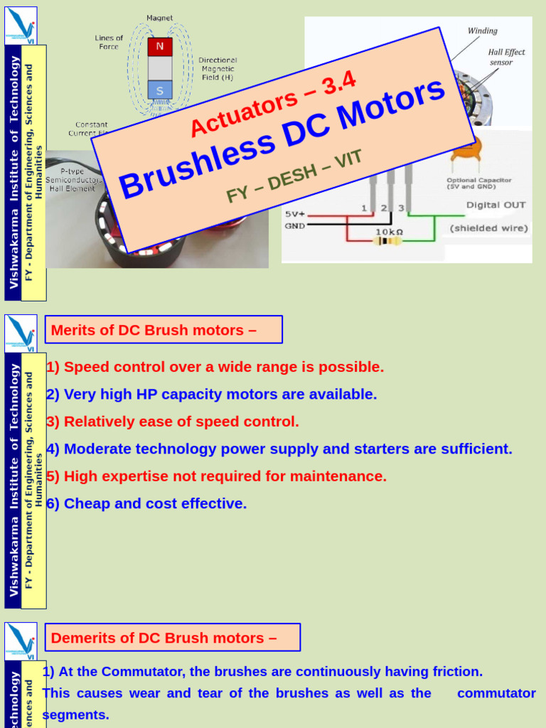 Rme Theory Ppt 3.4 Bldc Motor | PDF