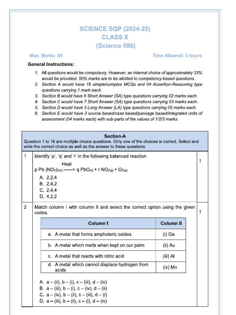 Sci Sample PPR | PDF
