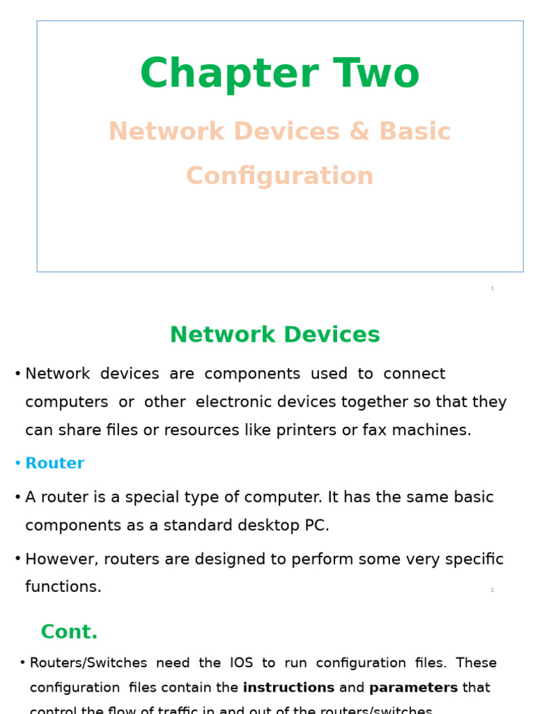 NDC Chapter 2 | PDF | Ip Address | Router (Computing)